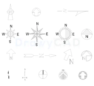 Wind roses – DrawyCAD – Free DWG Download