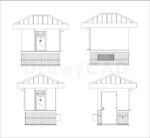 Ticket booths – DrawyCAD – Free DWG Download