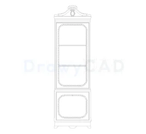 Display cabinets – DrawyCAD – Free DWG Download