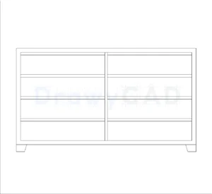 Display cabinets – DrawyCAD – Free DWG Download