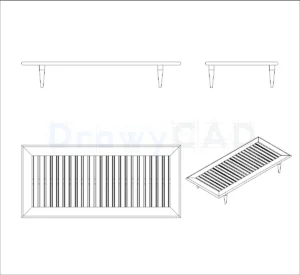 Sun loungers – DrawyCAD – Free DWG Download