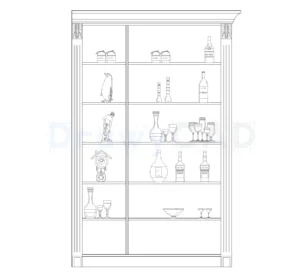 Display cabinets – DrawyCAD – Free DWG Download