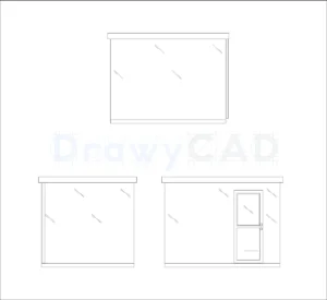 Booths – Kiosks – Cabins – DrawyCAD – Free DWG Download