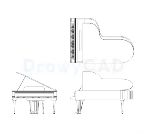 Music instruments – DrawyCAD – Free DWG Download