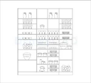 Display cabinets – DrawyCAD – Free DWG Download