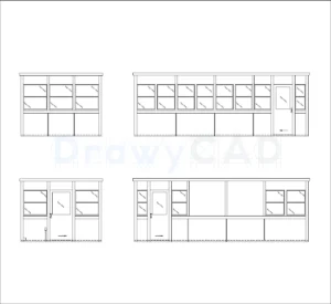 Booths – Kiosks – Cabins – DrawyCAD – Free DWG Download