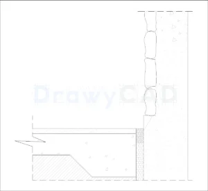 Paving on false-stone masonry – DrawyCAD – Free DWG Blocks