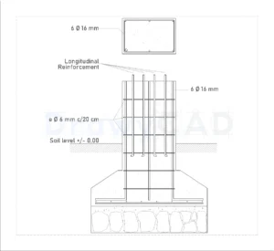 Isolated footing foundations – DrawyCAD – Free DWG Download