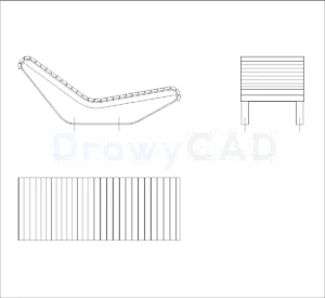 Sun loungers – DrawyCAD – Free DWG Download