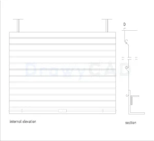 Roller shutter doors – DrawyCAD – Free DWG Download