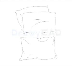 Pillows and cushions – DrawyCAD – Free DWG Download