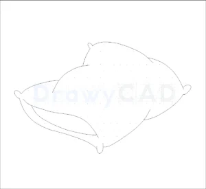 Pillows and cushions – DrawyCAD – Free DWG Download