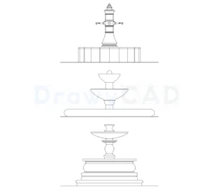 Fountains – DrawyCAD – Free DWG Download