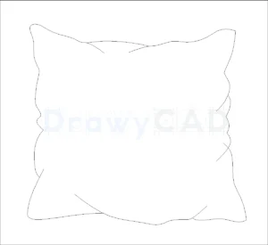 Pillows and cushions – DrawyCAD – Free DWG Download